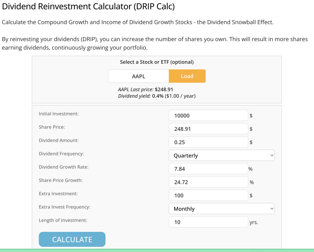 Understanding Dividend Calculators: DRIP vs. Reinvestment